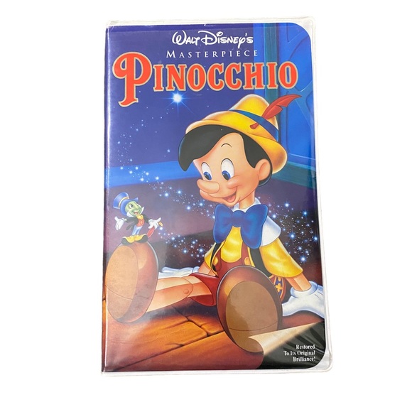 Disney | Media | Vhs Walt Disneys Masterpiece Pinocchio | Poshmark